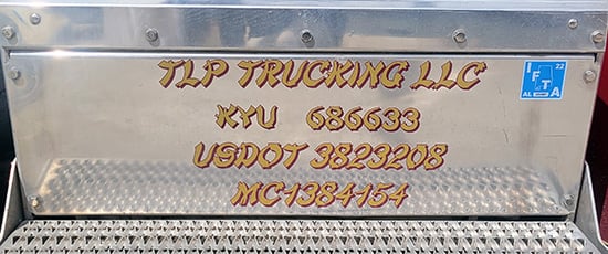 Vinyl Lettering Testimonial #5782 by Steve langford