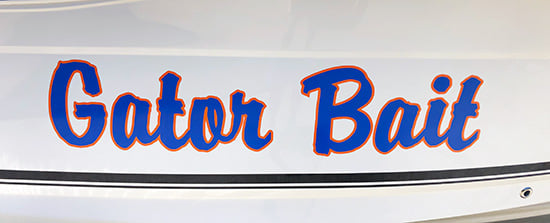 Vinyl Lettering Testimonial #5858 by Russ