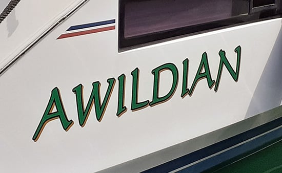 Vinyl Lettering Testimonial #5861 by Vandy and Eric Shrader