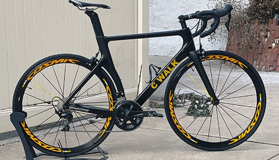 Vinyl Lettering Testimonial #5921 by Bikes by Design