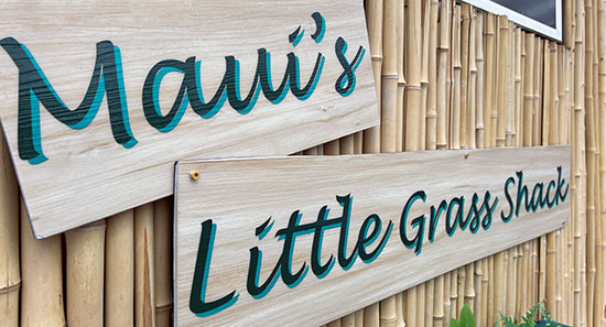 Lettering Testimonial #6231 by Maui’s Little Grass Shack