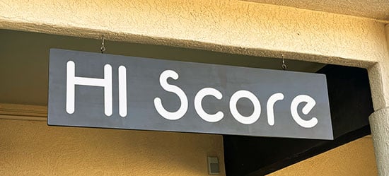 Vinyl Lettering Testimonial #6307 by HI Score Arcade