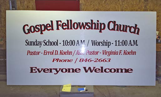 Vinyl Lettering Testimonial #829 by Cliff Preston