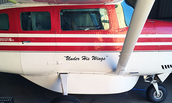 Vinyl Lettering Testimonial #4087 by “Under His Wings”
